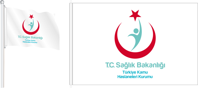 TKHK BAYRAĞI - Türkiye Kamu Hastaneleri Kurumu TKHK Bayrak ve Flamaları
